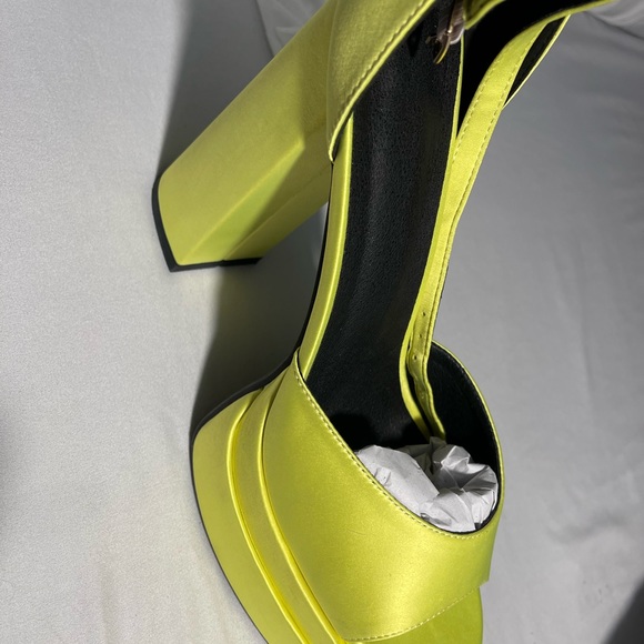 Shoes | Lime Color Platform Shoes Brand New Never Worn | Poshmark